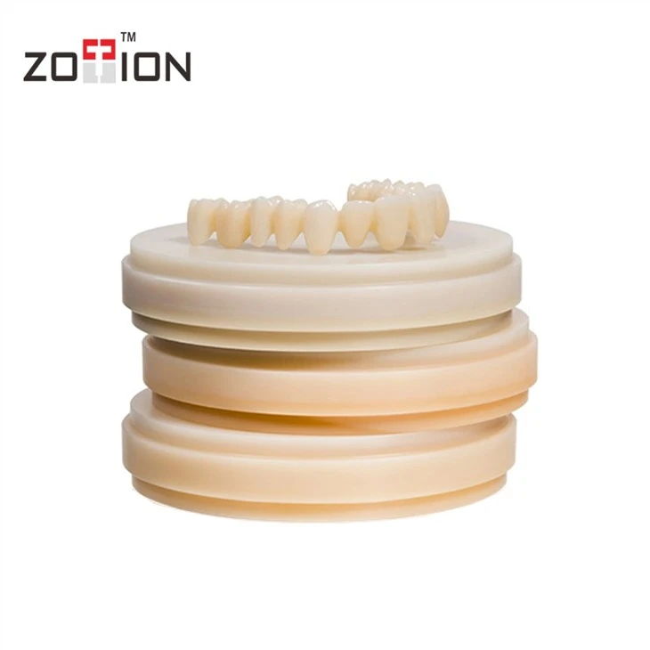 China Customized Cad Cam Dental Resin Pmma Puck For Temporary Teeth ...